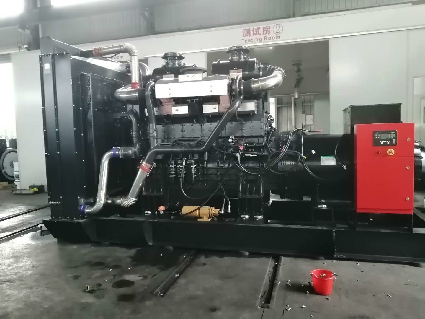800kW Back Up 6 Cylinder Diesel Generator Powered By SDEC Diesel Engine ...